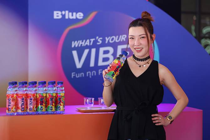 บ้านเมือง - SAPPE ชวนเปิดประสบการณ์ กับเครื่องดื่ม B’lue 2 รสชาติใหม่ ในงาน “WHAT’S YOUR VIBE ...